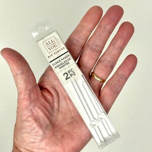Clock Hands Clear Acrylic 2 Piece DIY Kit 30020661 - Etsy