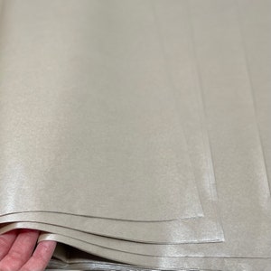 Champagne Pearlescent Tissue Paper 5-10 Sheets 20" X 30" Luxury Premium ...