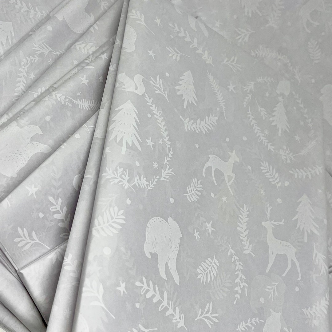 Woodland Frost Luxury Translucent Tissue Paper 5-10 Sheets 20"x30 ...