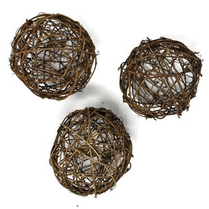 6 Inch Grapevine Ball Decorative Ornamental Wedding Decor DIY Ornament ...
