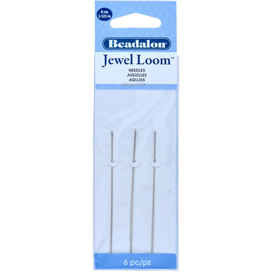 Jewel Bead Loom Needles 6/pkg 3.125" BEADALON Jewelry Tools Craft Thin ...