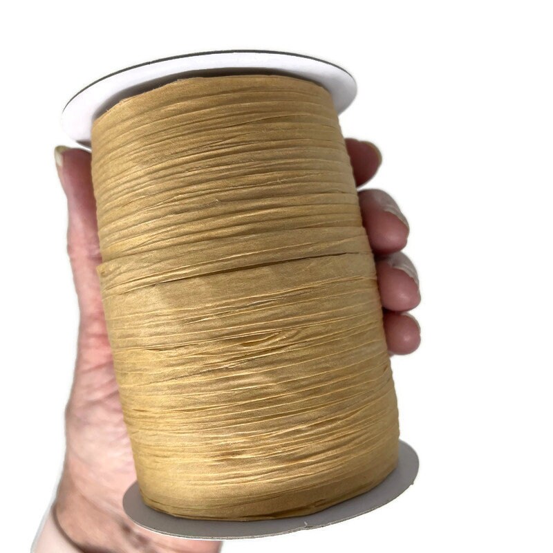 Light Kraft Paper Raffia Ribbon 100 YDS Party Decor Gift Wrap - Etsy