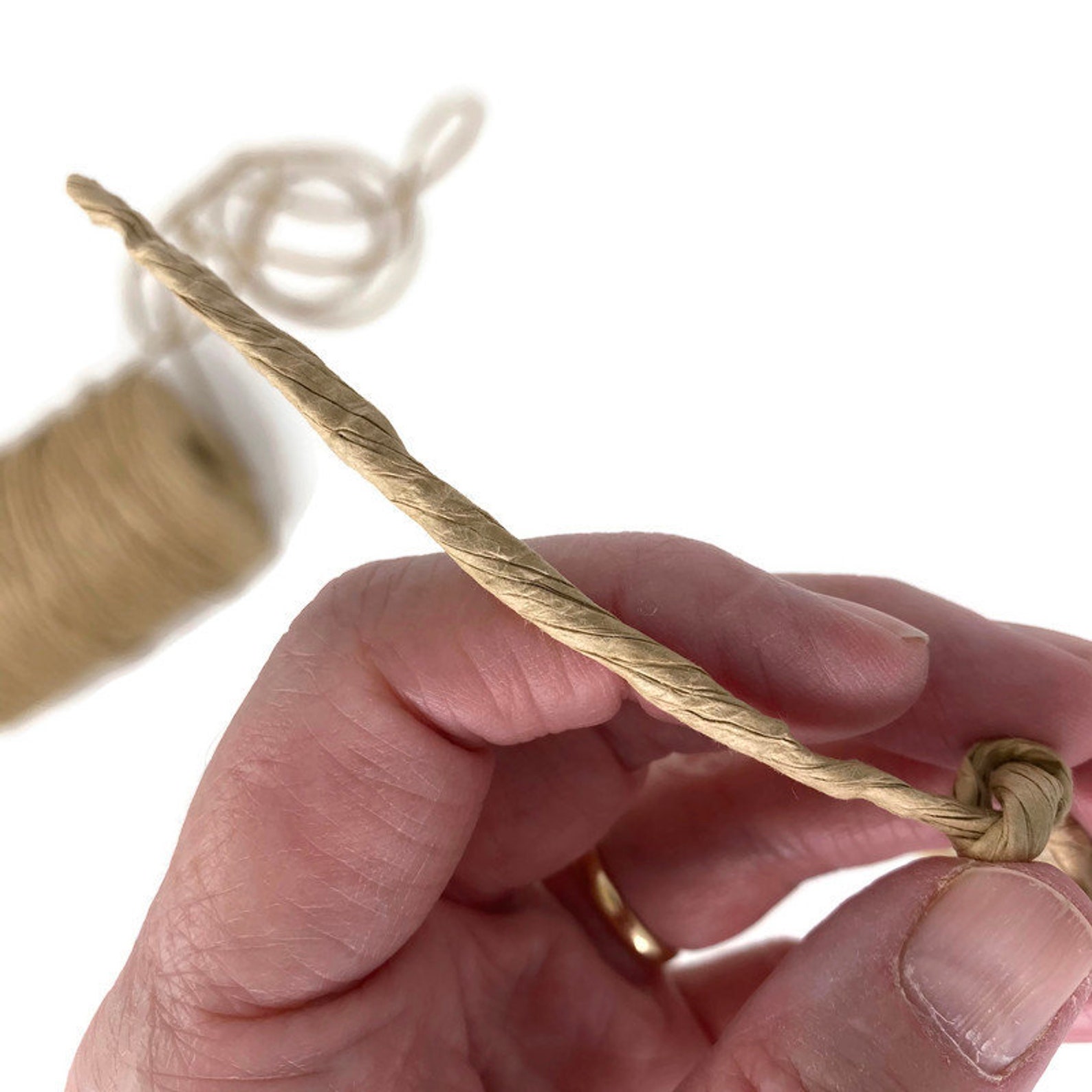 Twisted Kraft Paper Cord 10 YARDS Brown String Rope Craft | Etsy