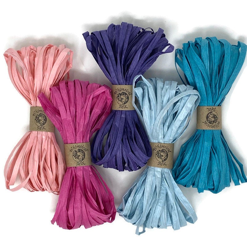 Paper Raffia Ribbon 10 YDS Party Decor Gift Wrap Paper Craft - Etsy