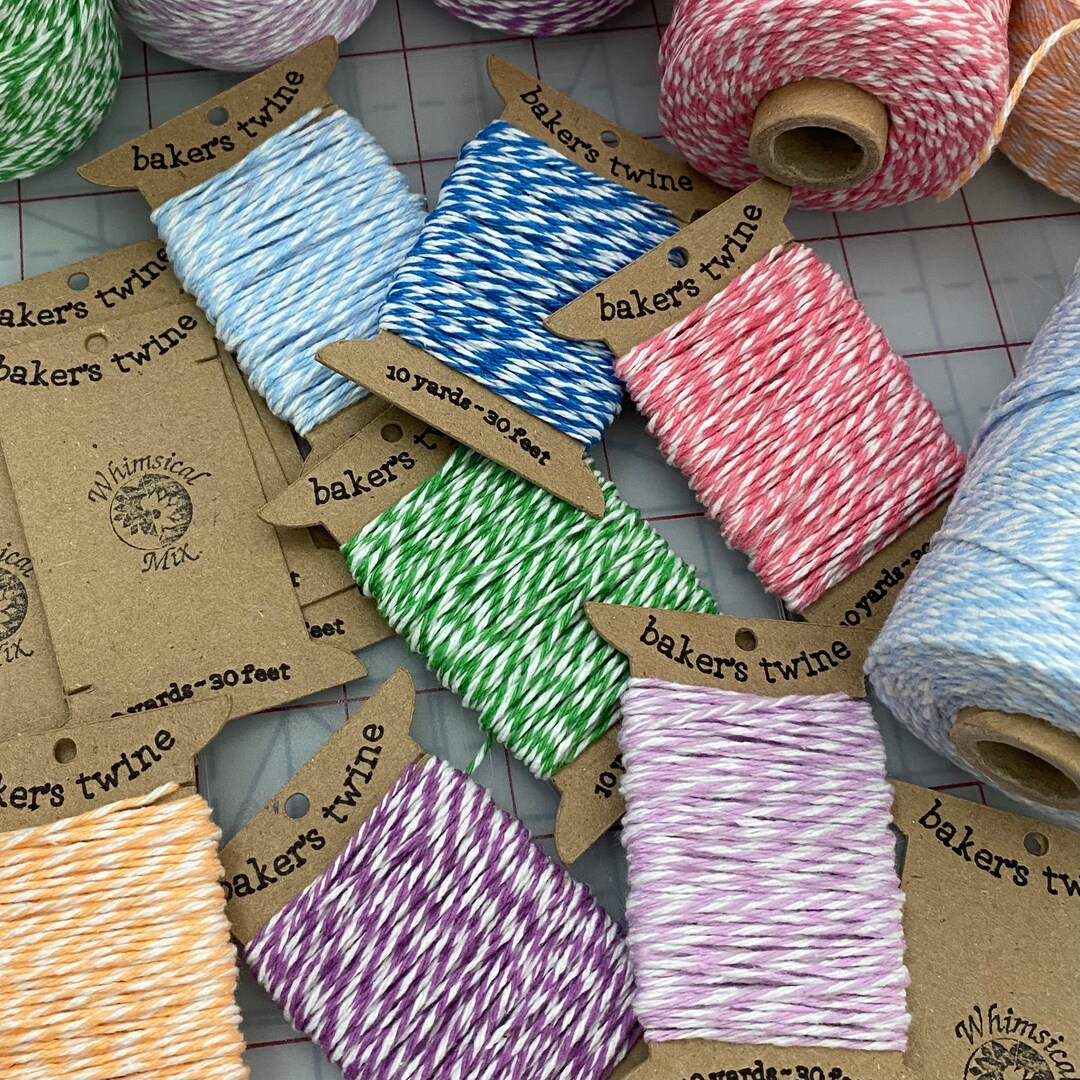 Baker's Twine 4 Ply 10 Yds (30 Ft) 100% Cotton String Paper Craft ...