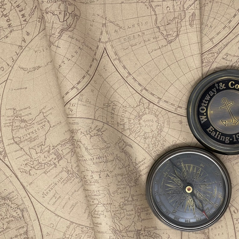 World Map Tissue Paper 20 X 30 5-10 Sheets Vintage - Etsy