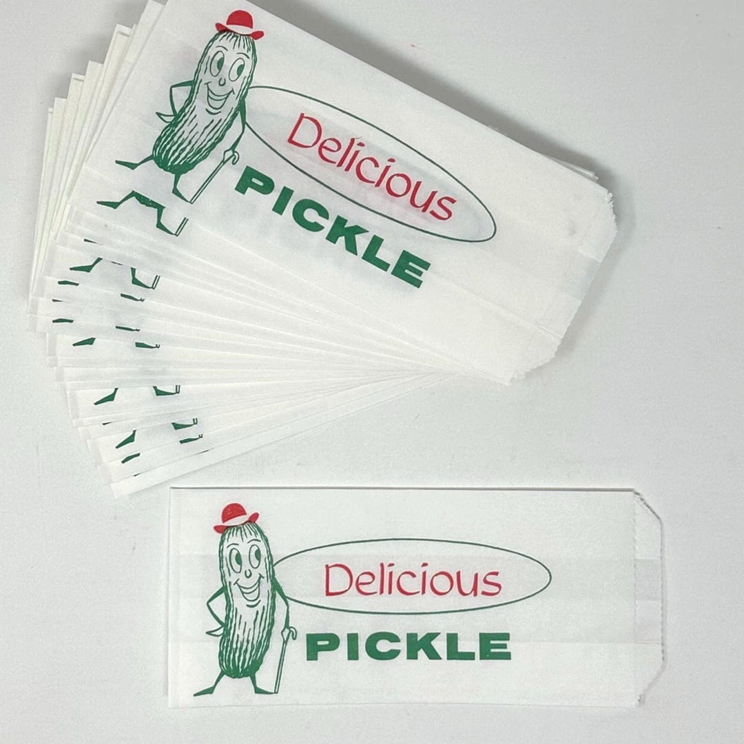 Pickle Bags Family Movie Night BBQ Eco-friendly Party Favor Treat Bags ...