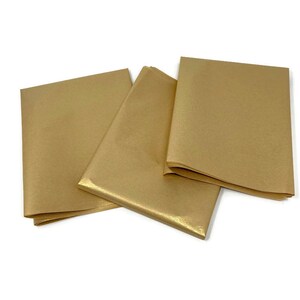 Sun Gold Pearlescent Tissue Paper 5-10 Sheets 20" X 30" Luxury Premium ...