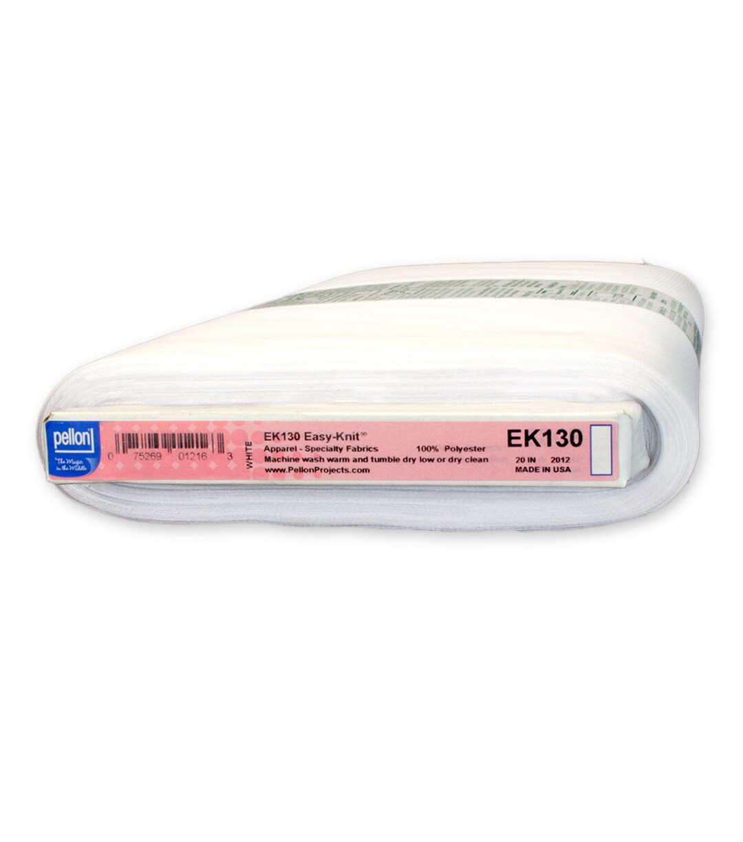 Pellon EK130 Easy-knit Interfacing 1 Yard, Black White Knit Apparel ...