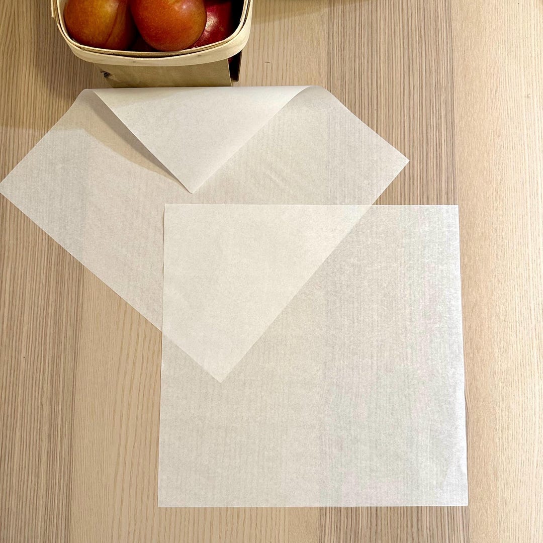 White Deli Paper Glassine Sheets 12" X 12" Wax Paper Food Wrap Deli ...