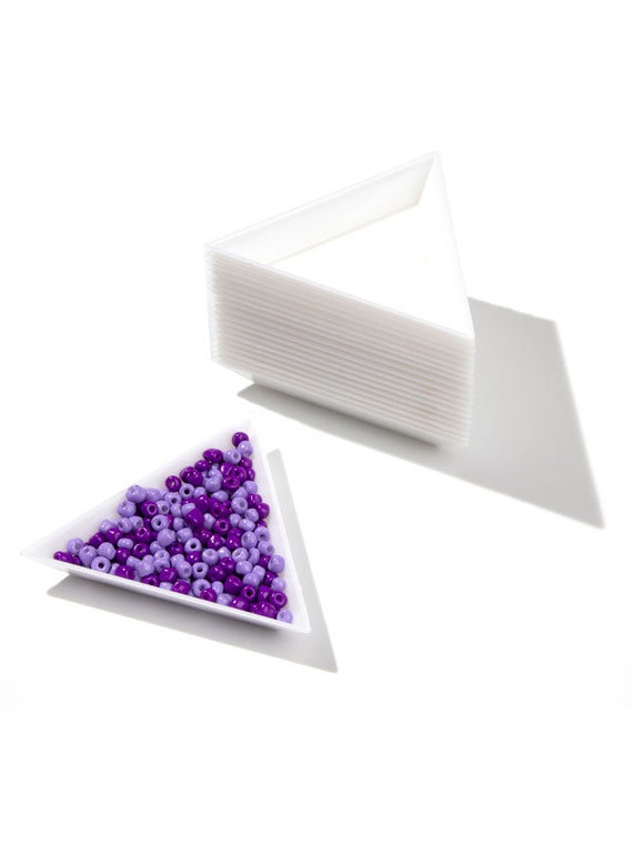 Triangle Sorting Trays 3ct 3 Plastic Jewelry Craft Tools | Etsy