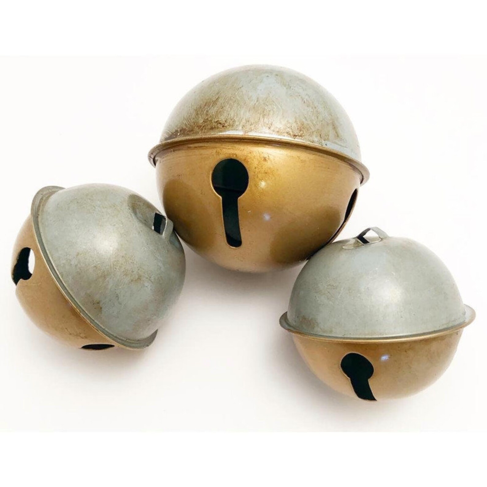 3 Antique Bells 2.5-3 Vintage Jingle Bell Foundations - Etsy