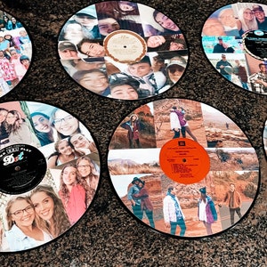 Custom Record Photo Collage - Etsy