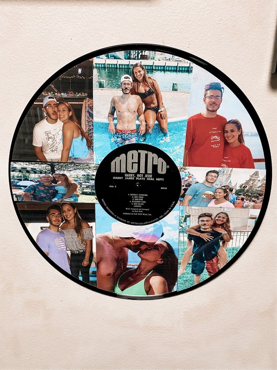 Custom Record Photo Collage - Etsy