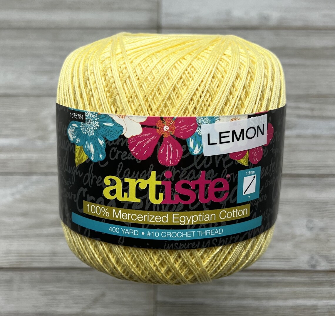 Cotton Crochet Thread 10 Size Crochet Thread 350 Yards - Etsy