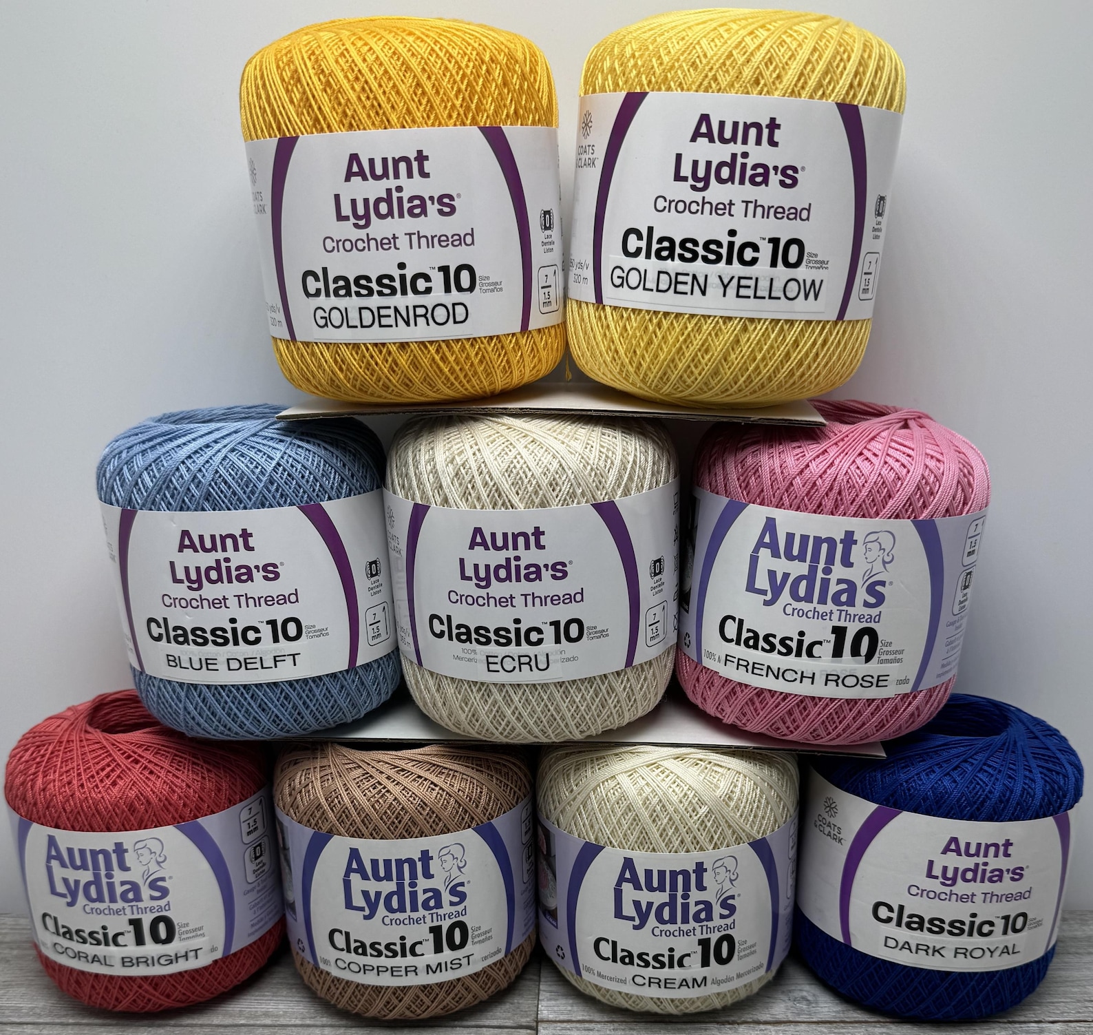 Cotton Crochet Thread - Classic Size 10 Crochet Thread - 350 Yards - Etsy