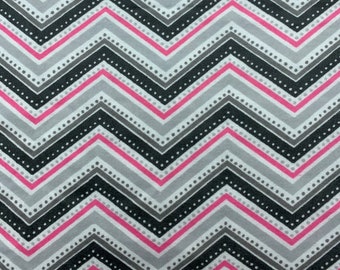 Pink Gray Chevron | Etsy