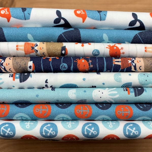 Nautical Fabric - Etsy
