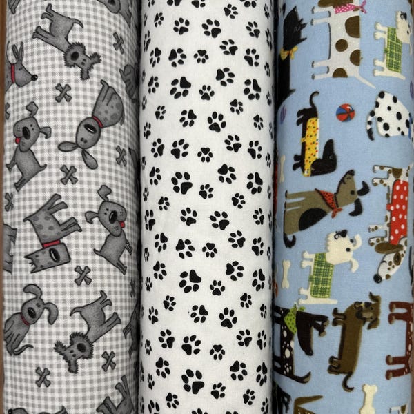 Schnauzer Fabric - Etsy
