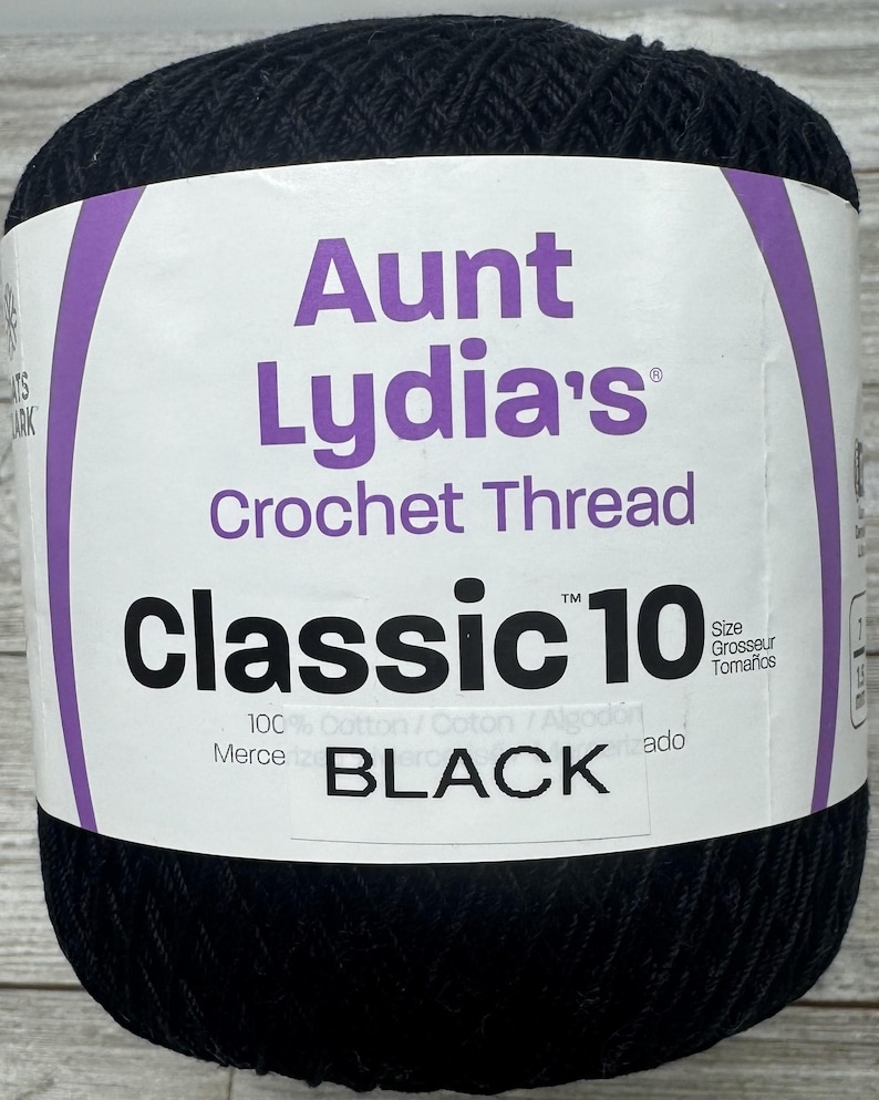 Cotton Crochet Thread - Classic Size #10 Crochet Thread - 350 Yards - Etsy
