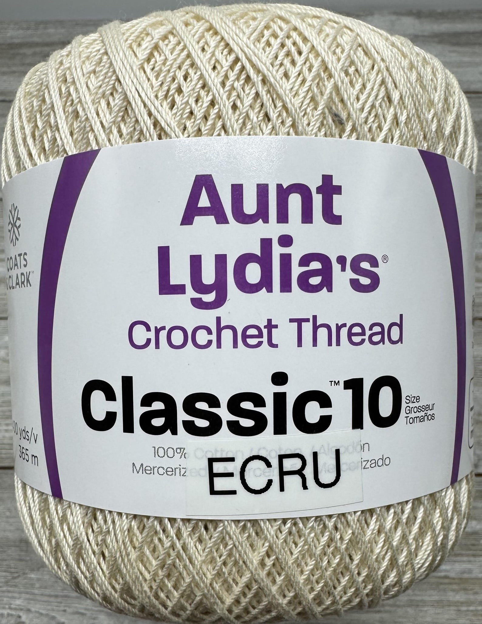 Cotton Crochet Thread - Classic Size 10 Crochet Thread - 350 Yards - Etsy