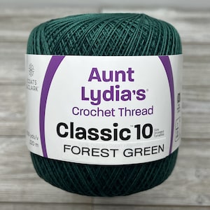 Cotton Crochet Thread Classic Size 10 Crochet Thread 350 - Etsy