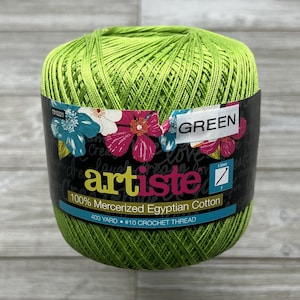 Cotton Crochet Thread 10 Size Crochet Thread 350 Yards - Etsy