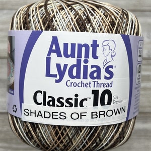 Cotton Crochet Thread - Classic Size #10 Crochet Thread - 350 Yards - Etsy