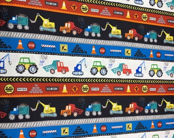 Construction Signs Fabric - Etsy