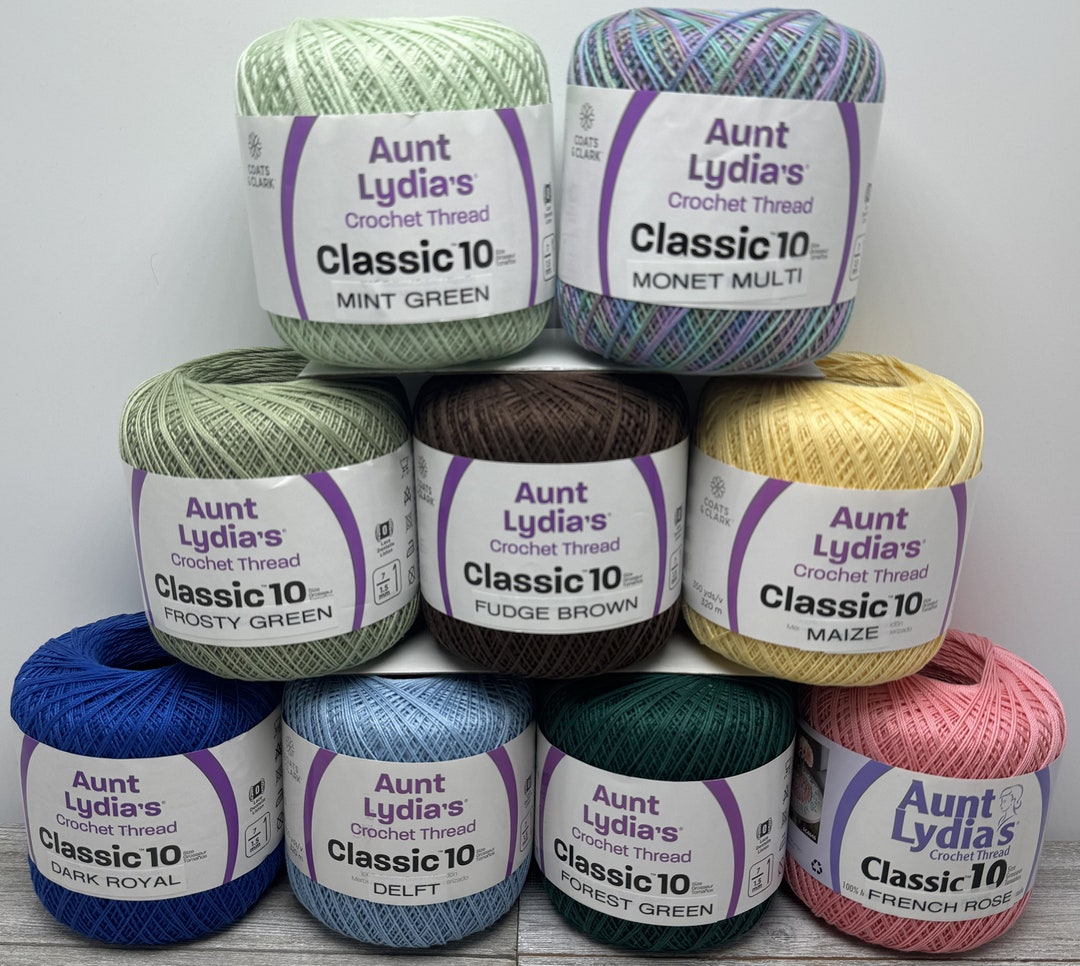 Cotton Crochet Thread - Classic Size 10 Crochet Thread - 350 Yards - Etsy