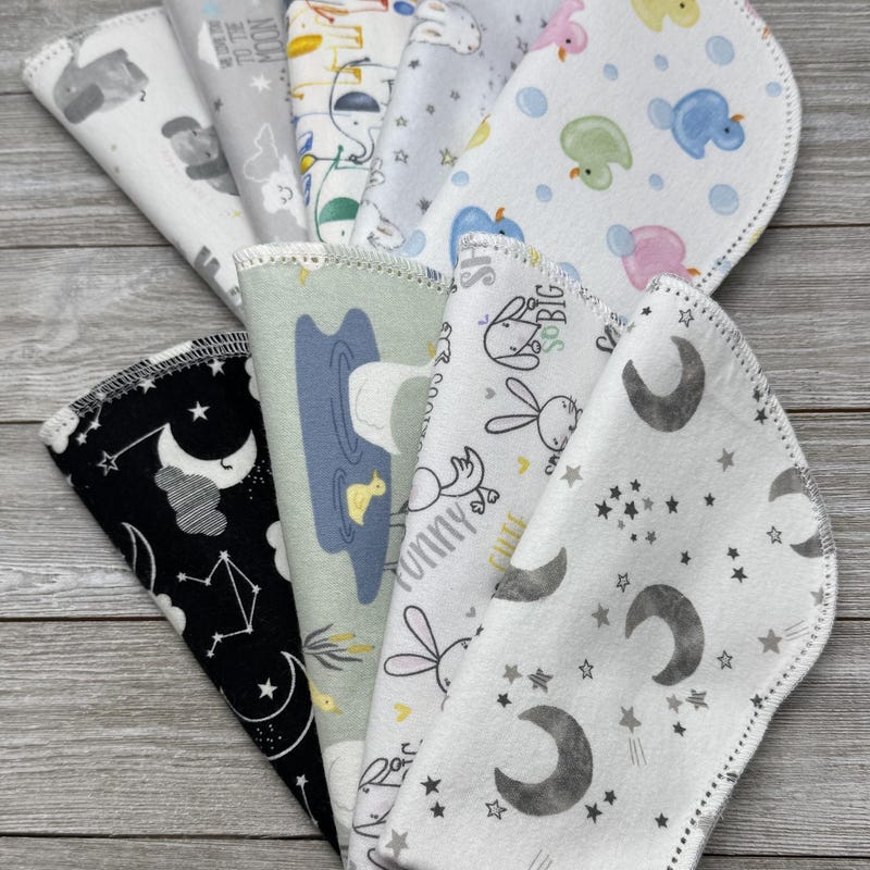 Burp Clothes Neutral - Etsy