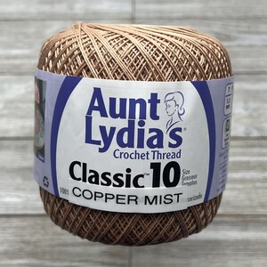 Cotton Crochet Thread - Classic Size #10 Crochet Thread - 350 Yards - Etsy