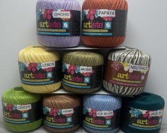 Cotton Crochet Thread Classic Size 10 Crochet Thread 350 Yards - Etsy