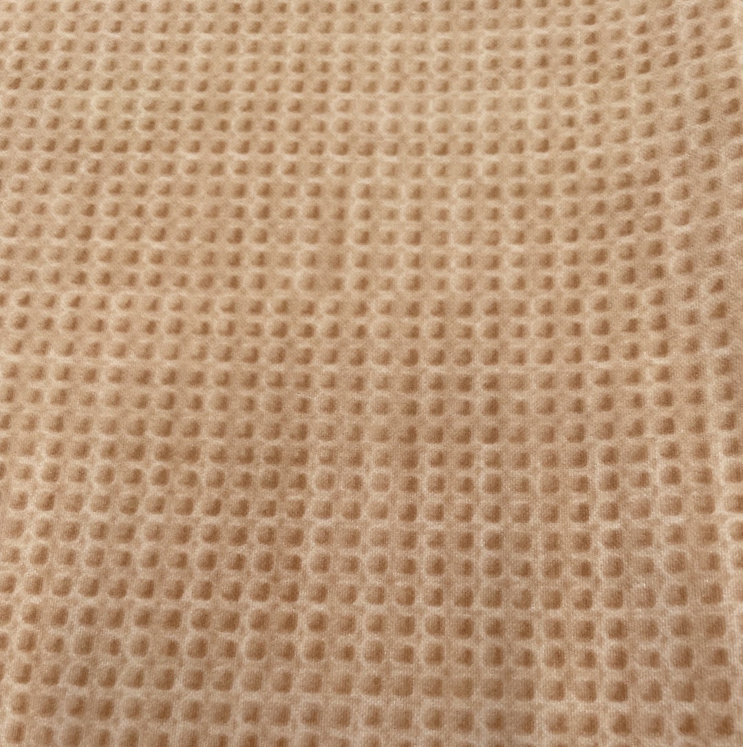 1201 Flannel Fabric Apricot Color Background With a Waffle Pattern Sold ...