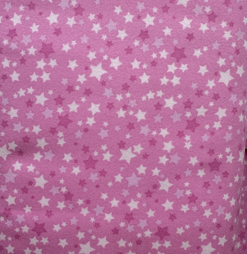 1353-1356 Flannel Fabric Pink Hearts, Dots, Diagonal Check, Stars ...