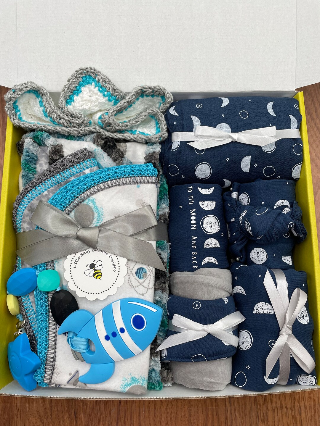 Infant Gift Box Newborn Gift Corporate Baby Gift Box Handmade Baby Gift ...
