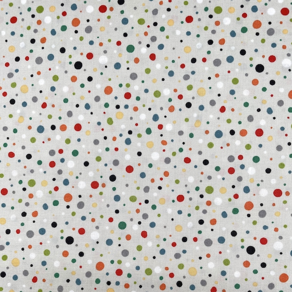 Multi Color Polka Dot Fabric - Etsy