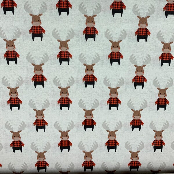 Moose Fabric - Etsy