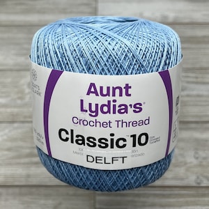 Cotton Crochet Thread - Classic Size 10 Crochet Thread - 350 Yards - Etsy