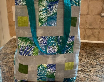 Custom Handmade Patchwork Tote Bag - Etsy