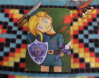 Fierce Deity Ancient Link Poster Artist Print Legend of Zelda - Etsy