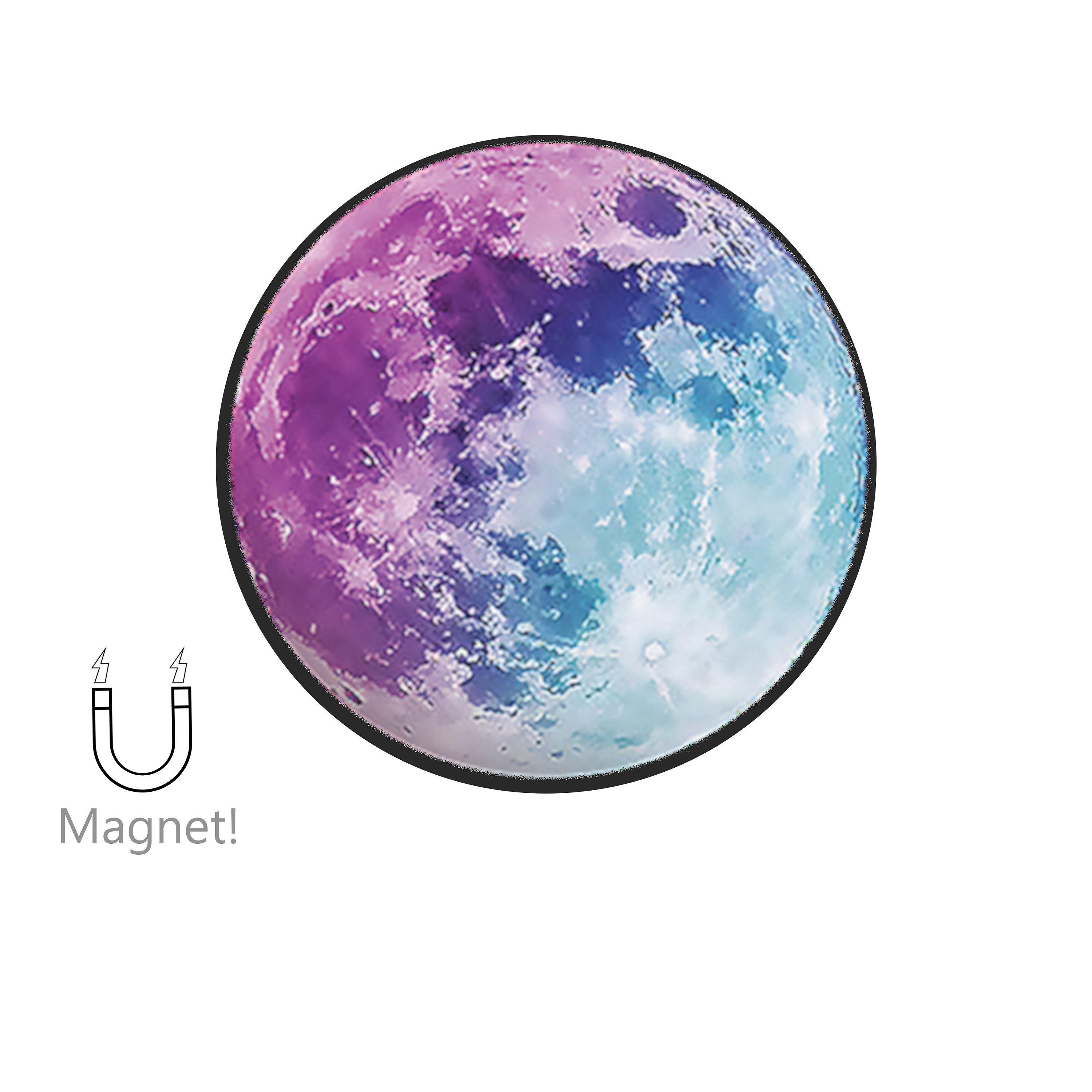 Moon Magnet - Etsy
