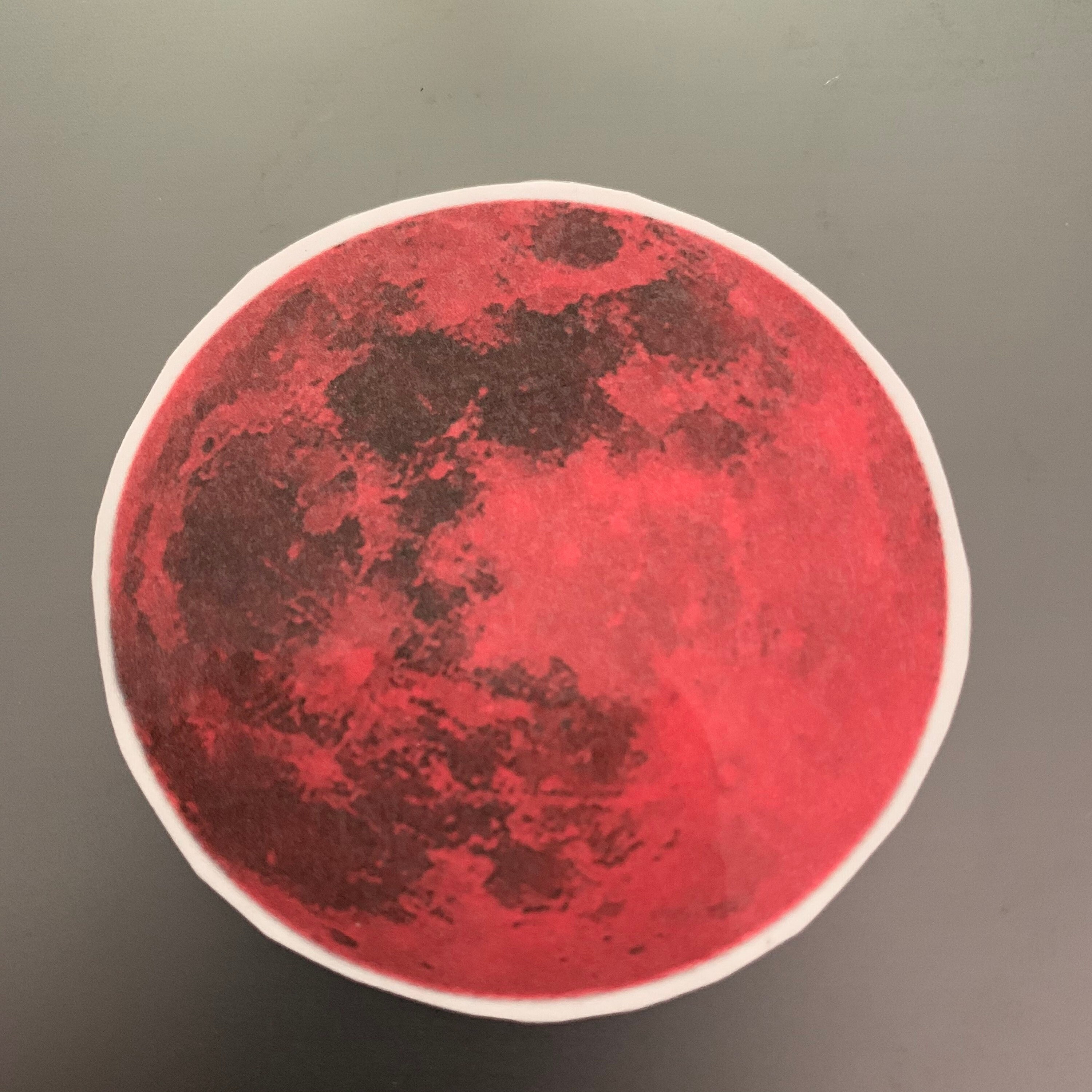 Blood Moon Sticker - Etsy