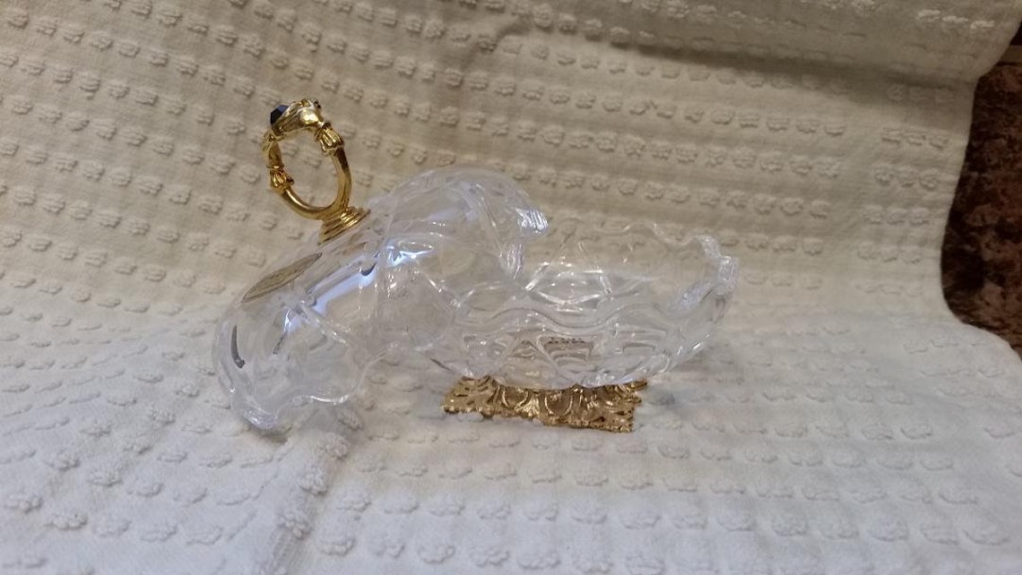 Killarney Crystal Dish - Etsy