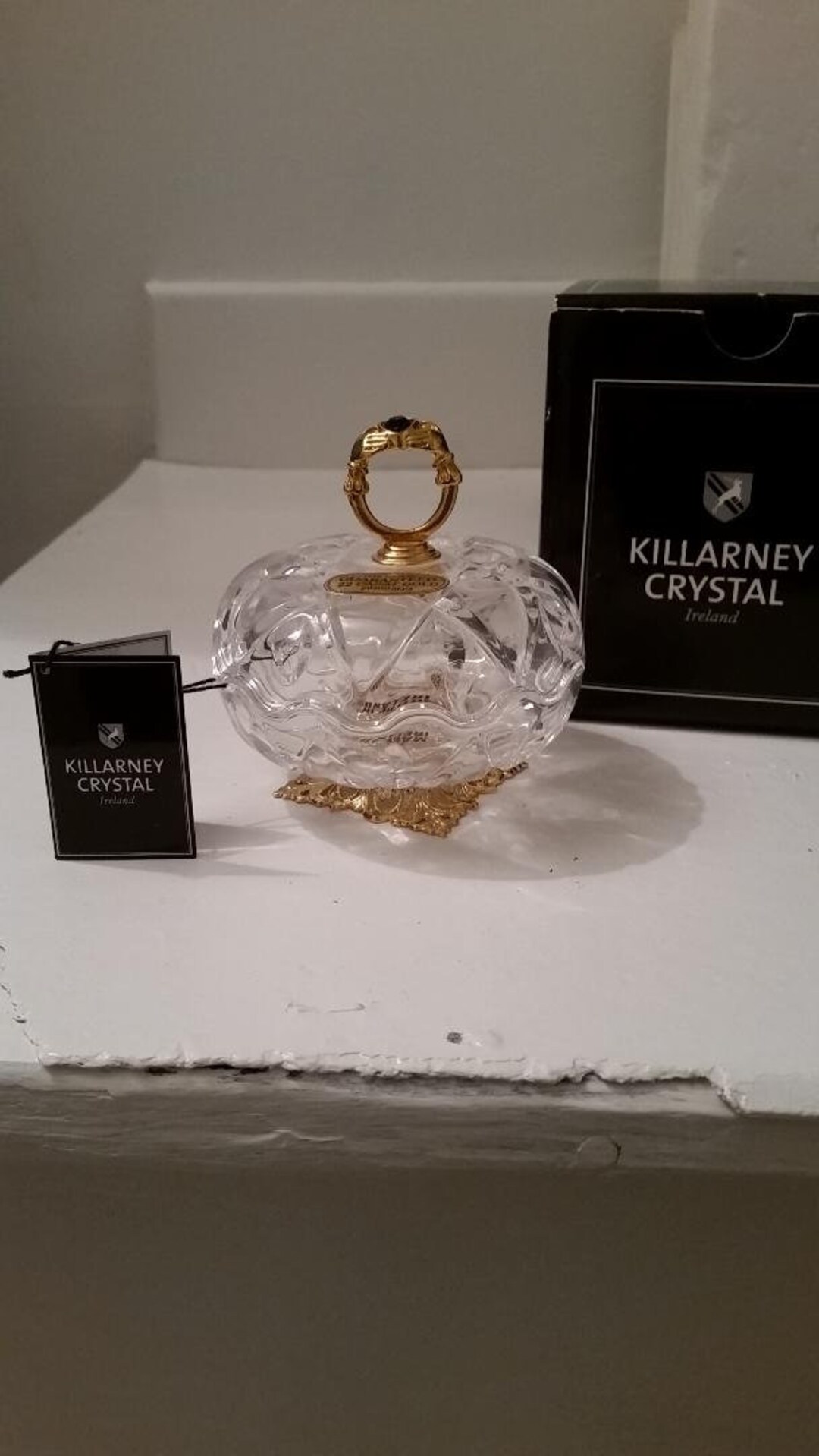 Killarney Crystal Dish - Etsy