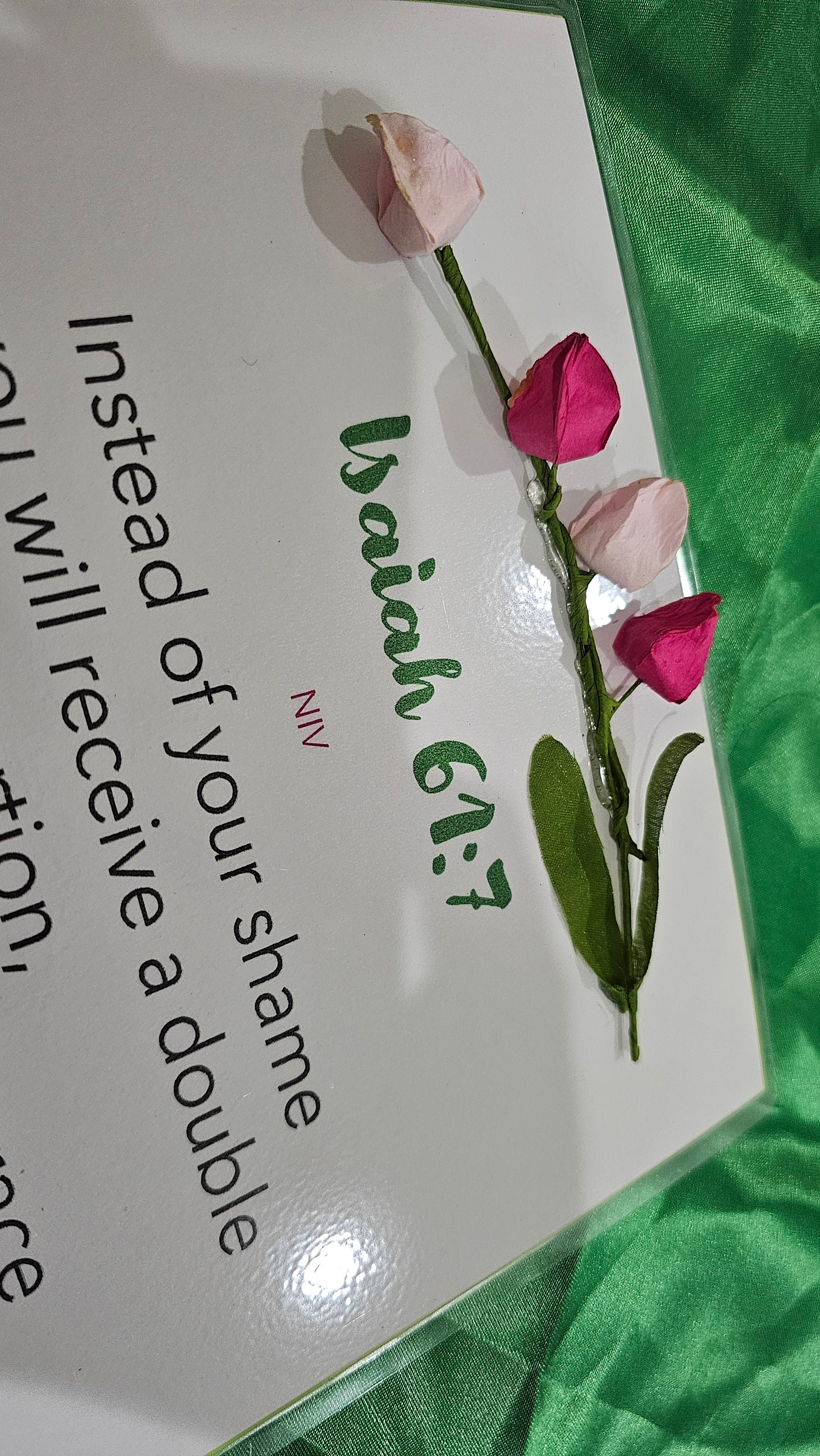 Magnetic Laminated Bible Scripture Fridge Craft Decor Bible Verse ...