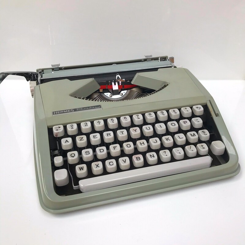 White Typewriter Key - Etsy