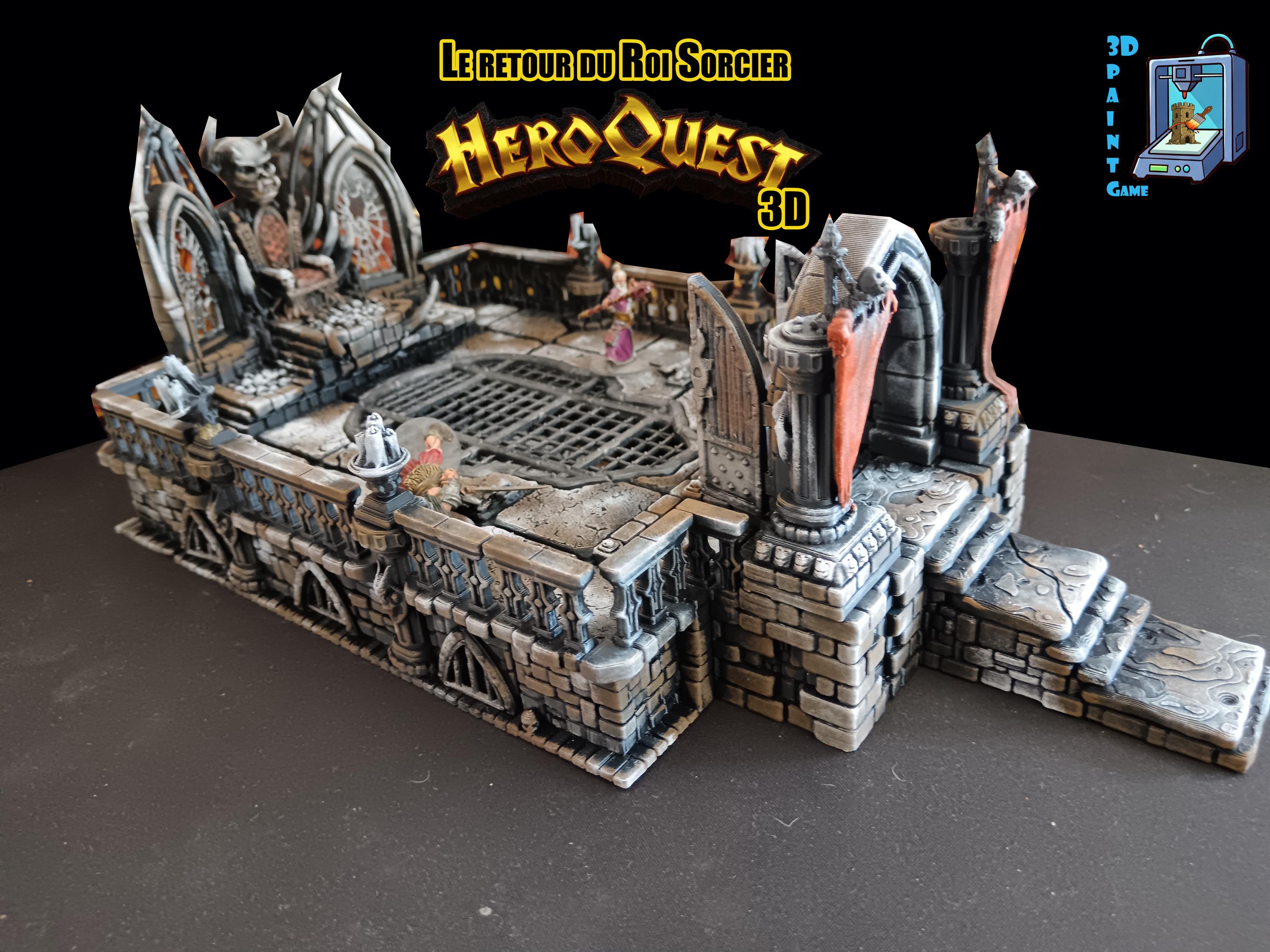 Heroquest 3D Painted Expansion – the Return of the Witch-king – Printed ...