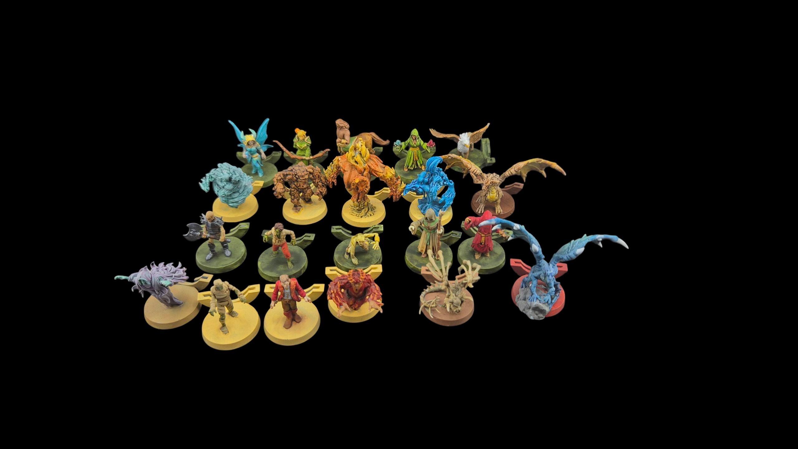 Set of 73 Miniatures for Mage Knight – Replaces Cardboard Tokens – Hand ...