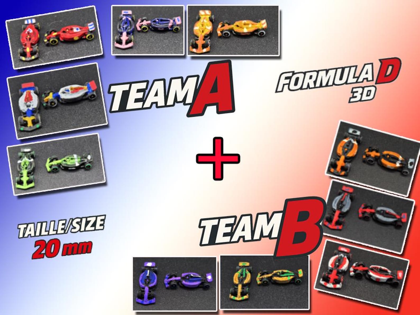 10 Custom Miniature F1 Cars for Formula D Year 2024 - Etsy